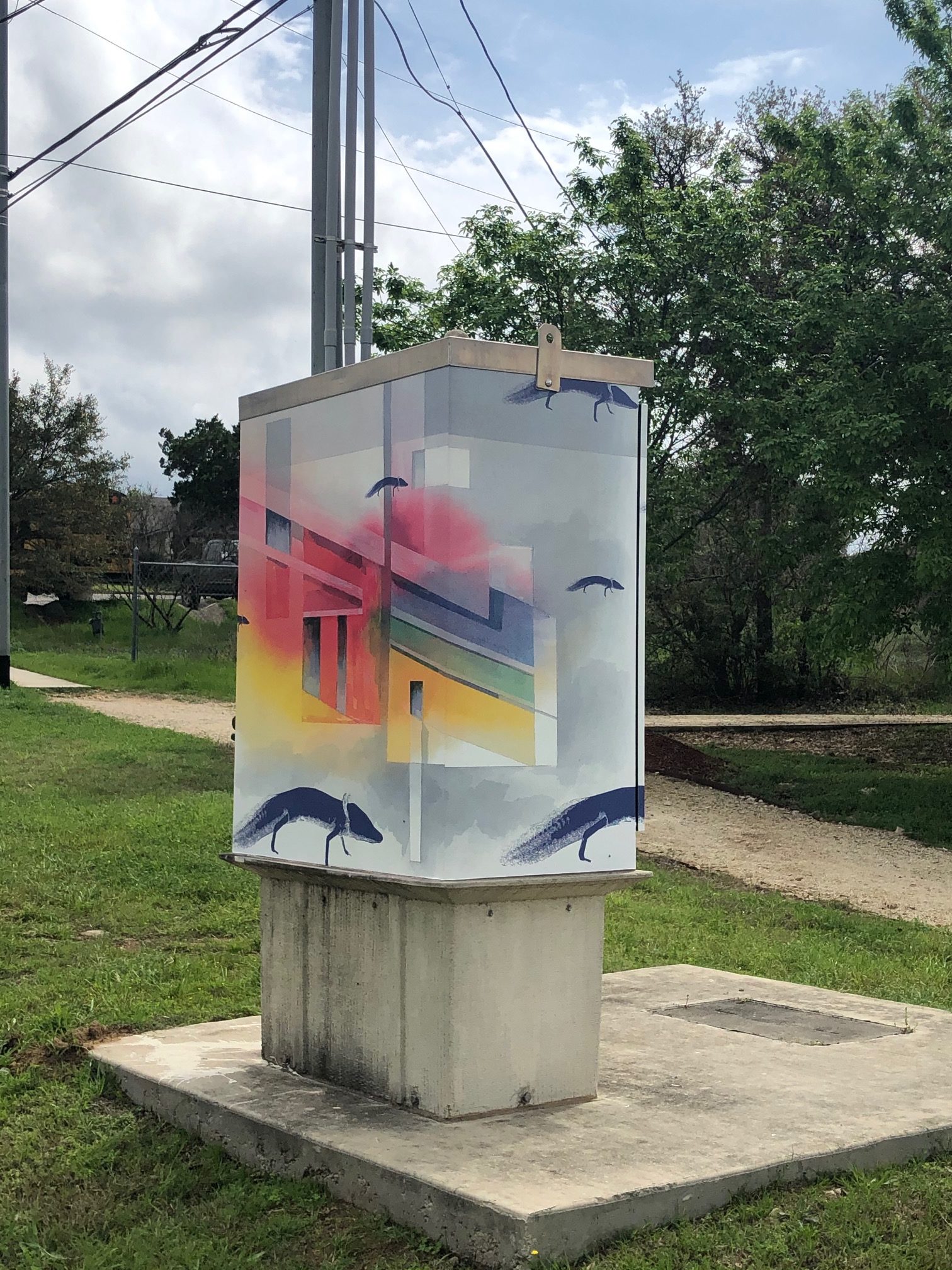 Traffic Box Wraps 2020 – Lucky Sky Graphics – San Marcos Print Shop